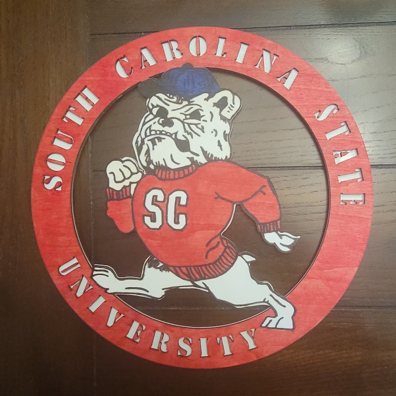 Custom Wood SC State University Wall Art - Etsy