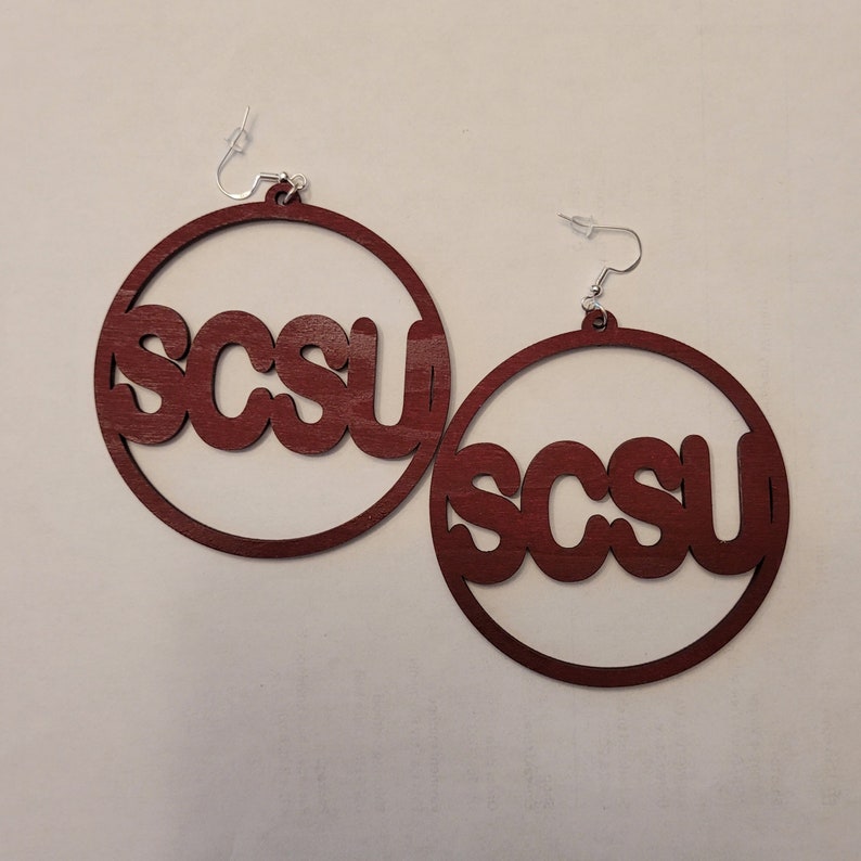 SCSU | SC State Hoop Earrings | Jewelry - Etsy