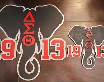 Delta Sigma Theta DST Elephant Wall Art - Etsy