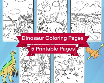 Awesome Dinosaur Coloring Pages for Kids Printable, Dinosaur Colouring ...