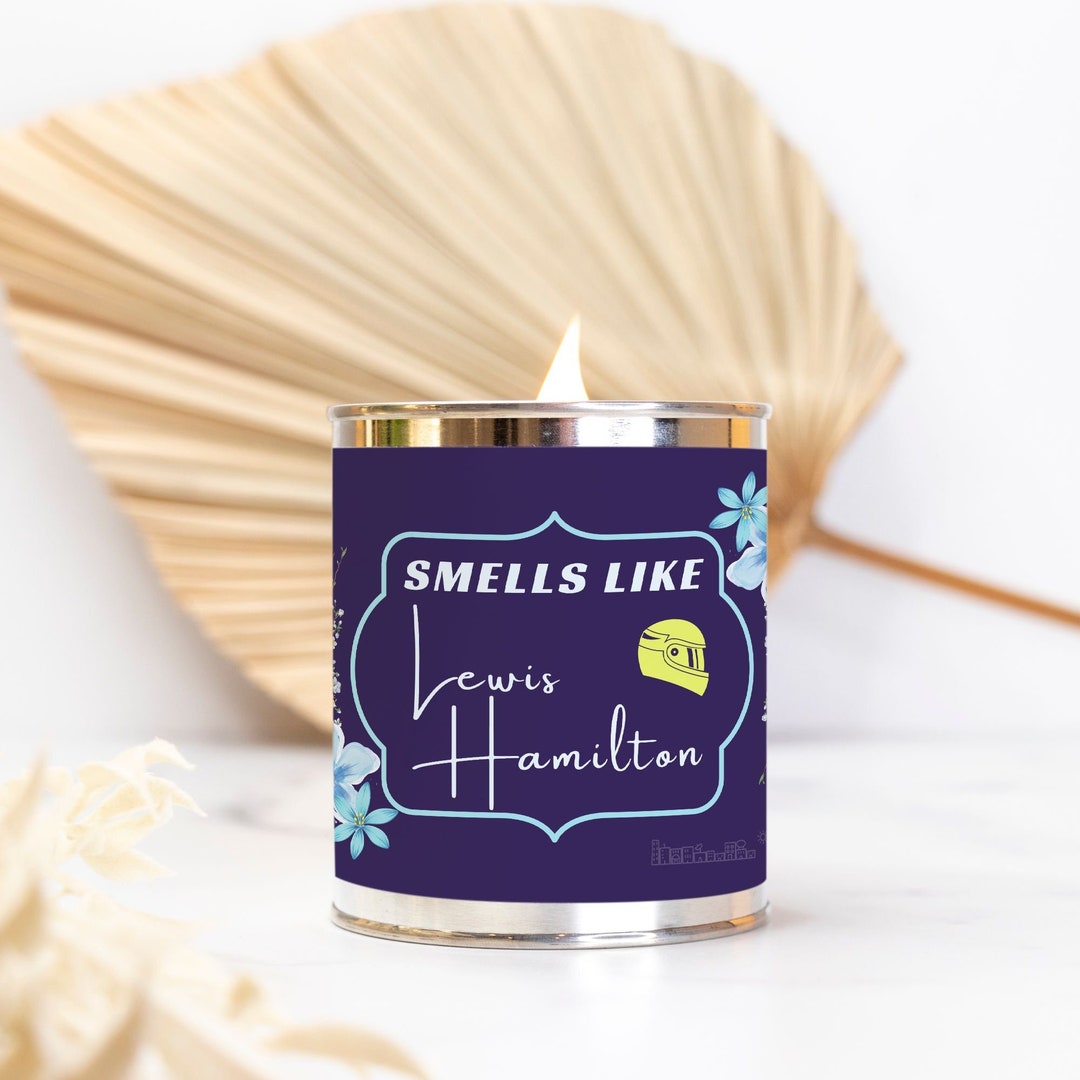 Smells Like Lewis Hamilton F1 Paint Can Candle With Wood Wick - Etsy