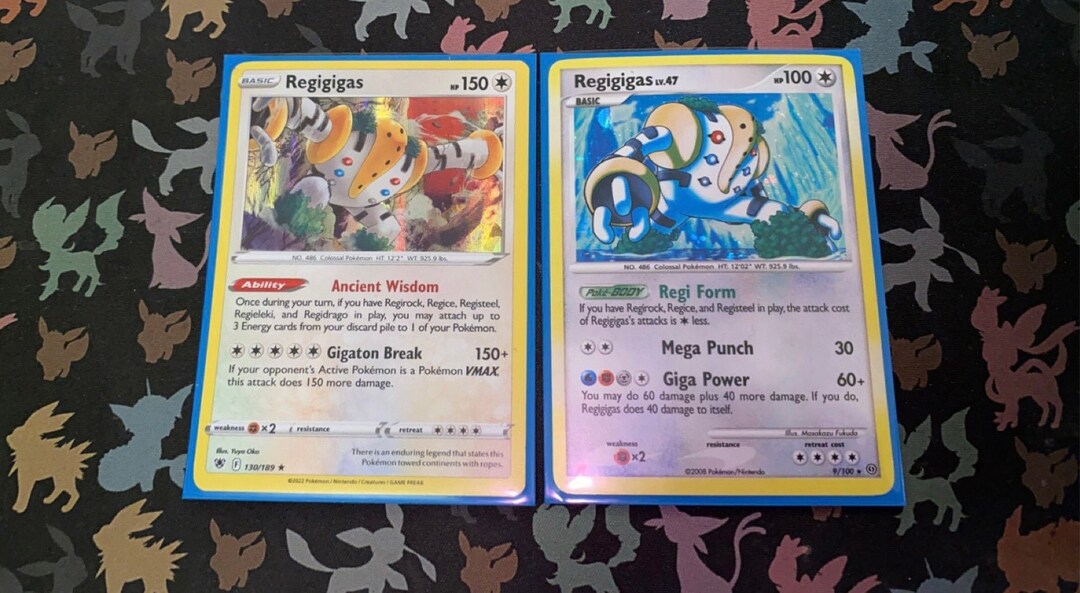 Regi Pokémon Card Deck official Cards - Etsy