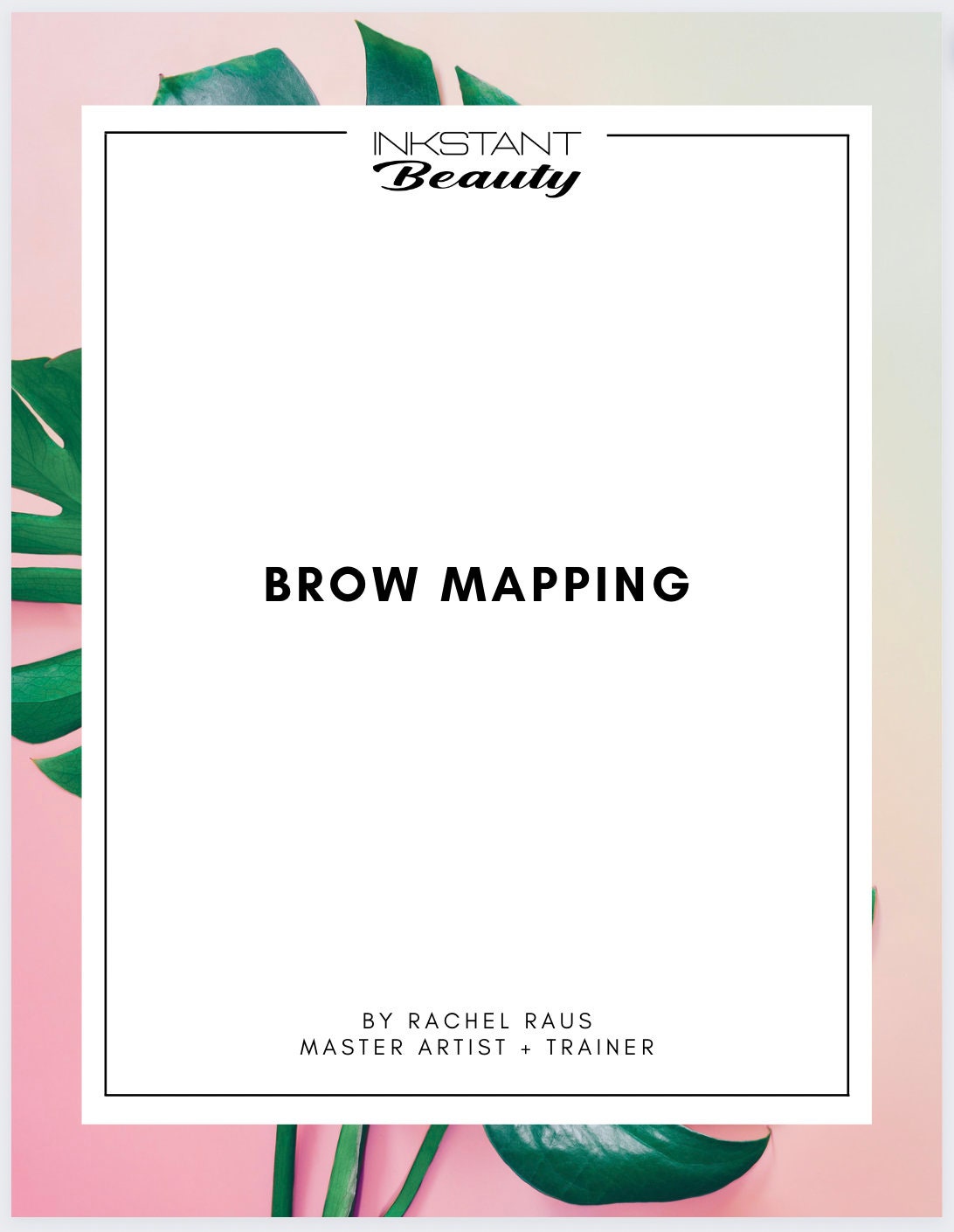 Brow Mapping PDF Manual (step-by-step) EDITABLE - Etsy