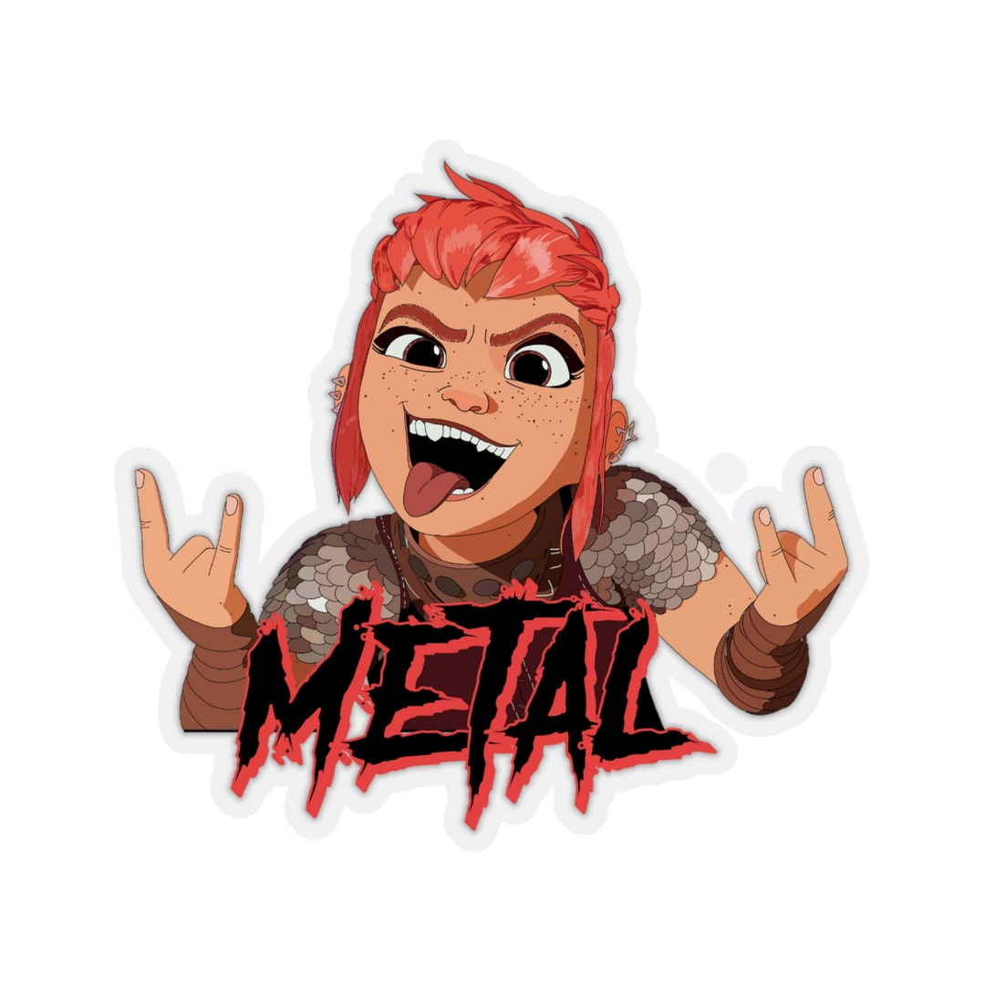 Nimona Movie Metal Comic Book Fan Art Kiss-cut Stickers - Etsy