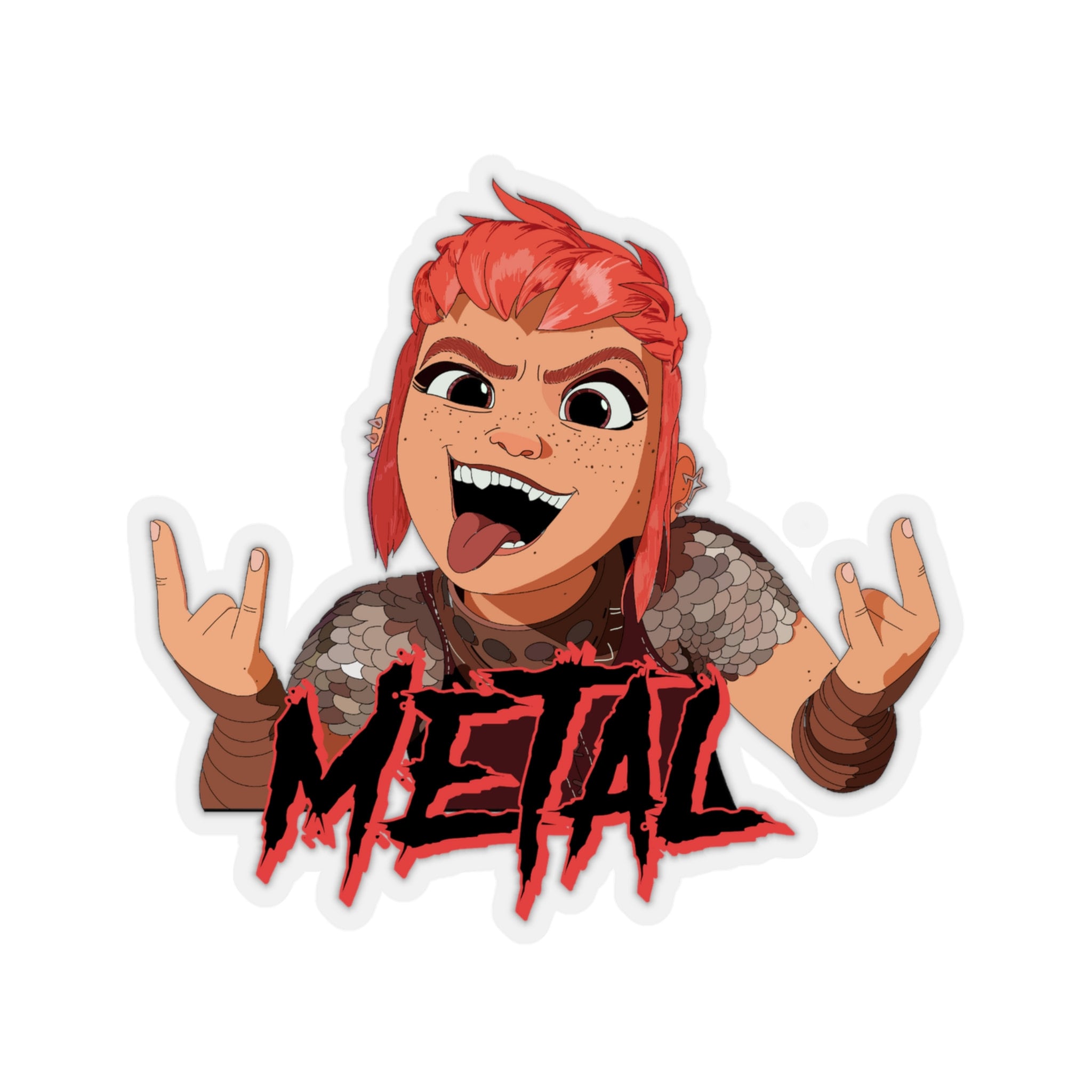 Nimona Movie Metal Comic Book Fan Art Kiss-cut Stickers - Etsy
