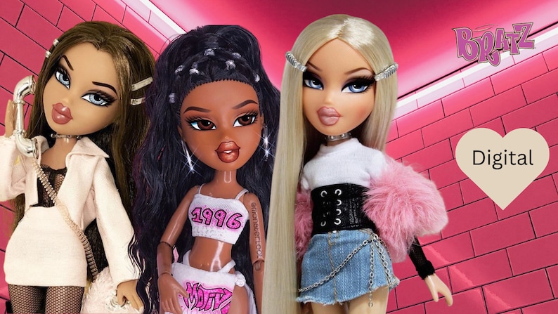Bratz Dolls// Bratz PNG // Cute Desktop Wallpaper // Y2K - Etsy Canada