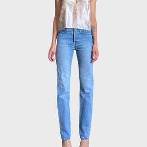 Vintage 90s Light Blue High Rise Size S Jeans Retro Denim Fashion - Etsy