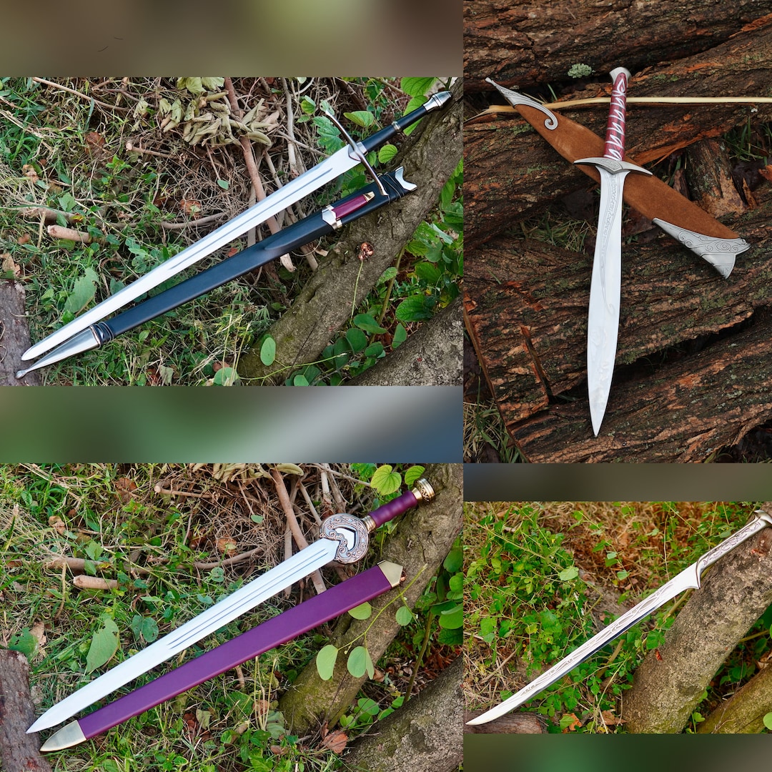 Lord of the Rings Swords Collection: Thranduil Sword, Sting Sword ...
