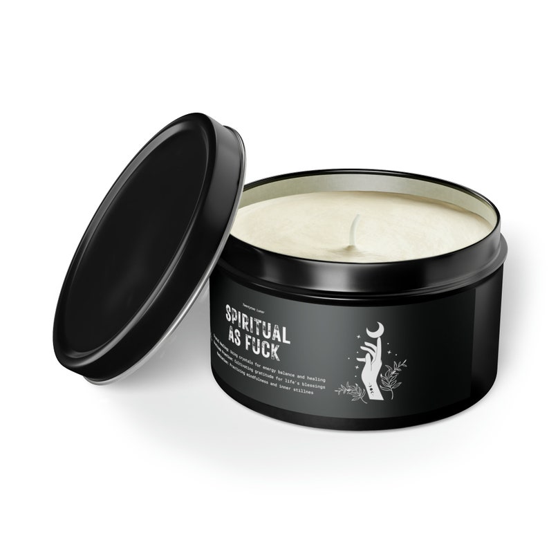 Spiritual AF Candle, Gold Candle, Motivation Candle, Magic Candle ...