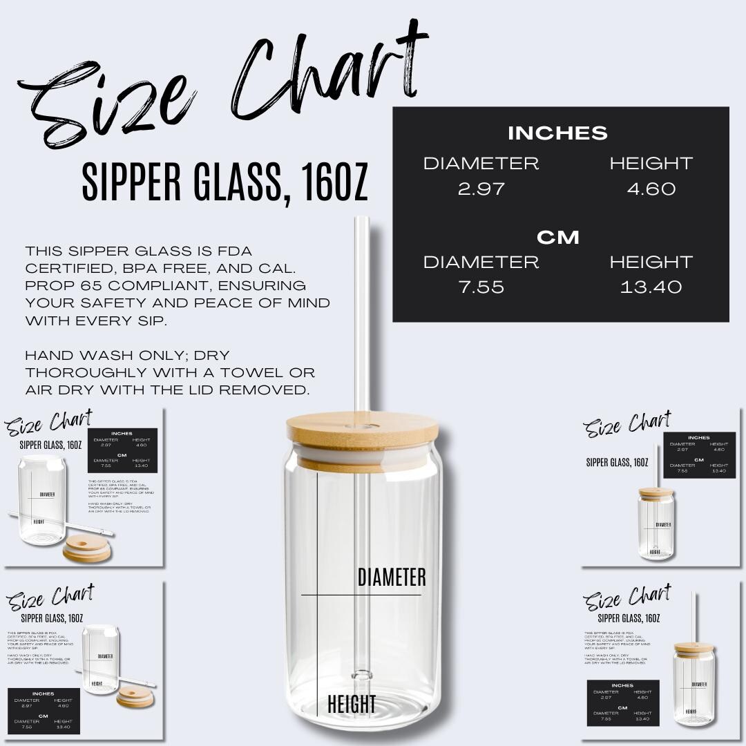 5 Sipper Glass Size Chart 16 Oz Libbey Glass Size Guide Glass Sipper ...