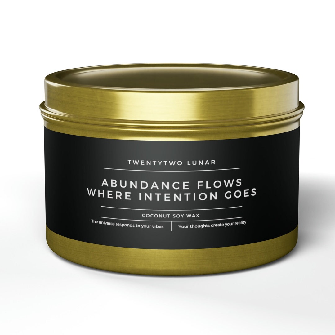 Abundance Candle, Witch Candle, Motivation Candle, Intention Candle ...