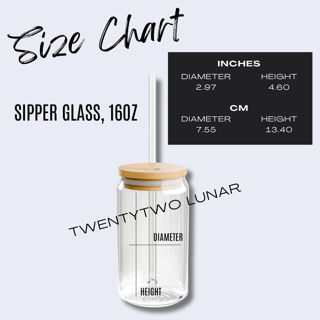 5 Sipper Glass Size Chart 16 Oz Libbey Glass Size Guide Glass Sipper ...