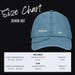 5 X Denim Hat (embroidery) Size Chart OTTO Cap 18-204 Hat Mockup ...