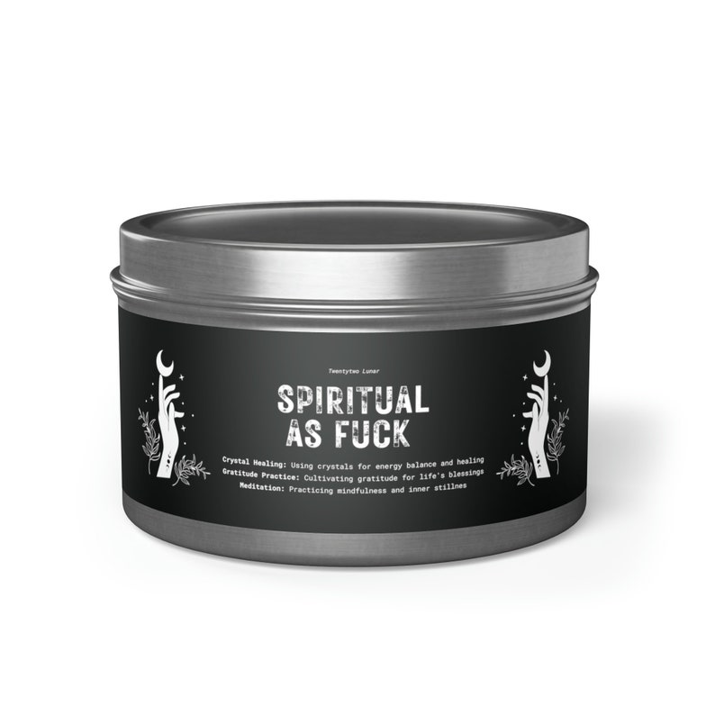 Spiritual AF Candle, Gold Candle, Motivation Candle, Magic Candle ...