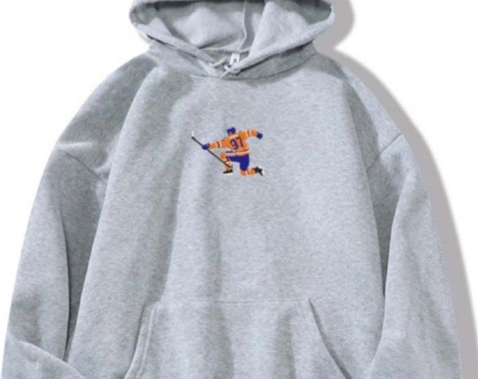 Connor Mcdavid Edmonton Oilers NHL Hockey the Mcjesus Embroided Hoodie ...