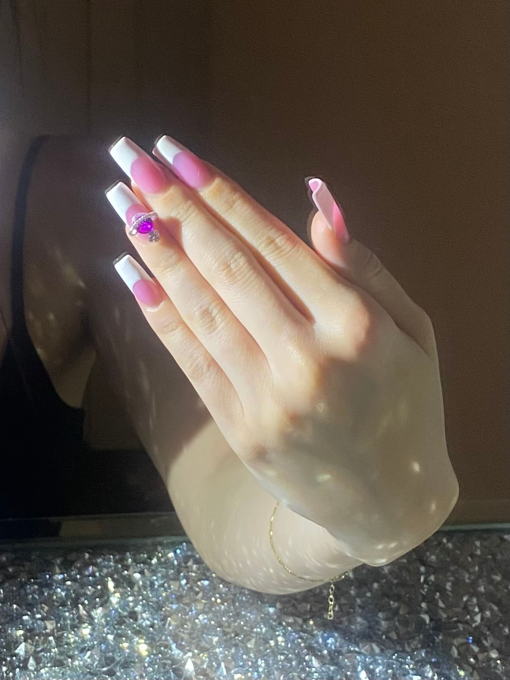 5pcs Trendy Planet Saturn Orb Zircon Rhinestone Westwood Nail Charms ...