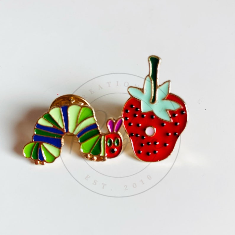 The Hungry Caterpillar Pins - Etsy