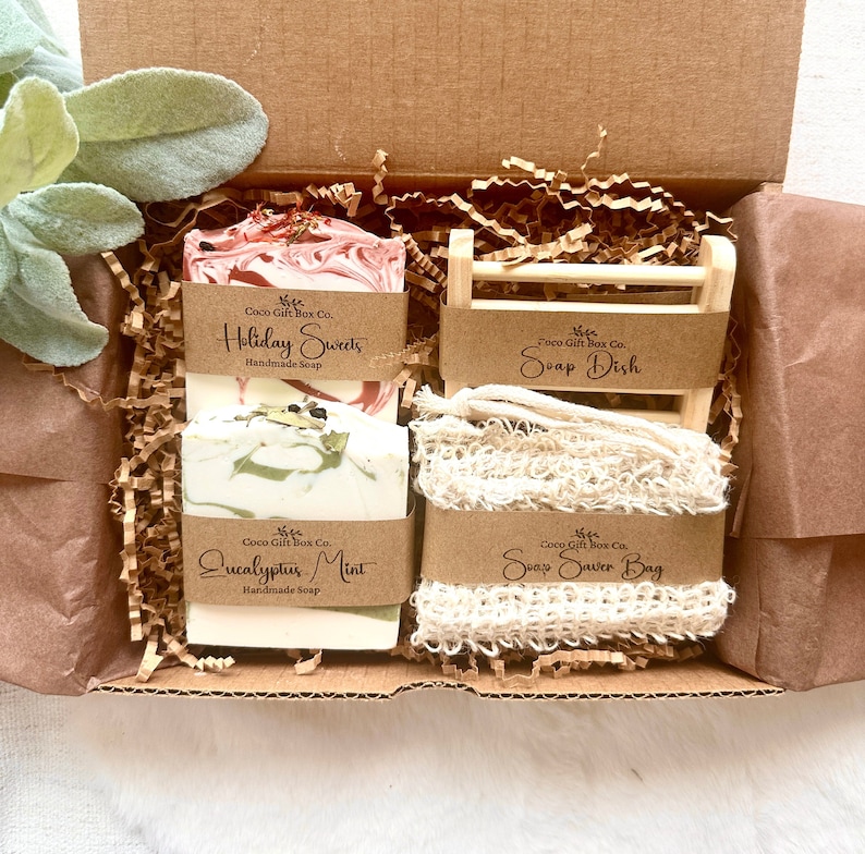 Christmas Soap Gift Box Christmas Spa Gift Set Holiday Gift Set ...