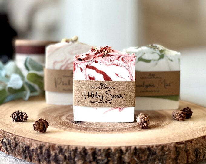 Christmas Soap Gift Box Christmas Spa Gift Set Holiday Gift Set ...