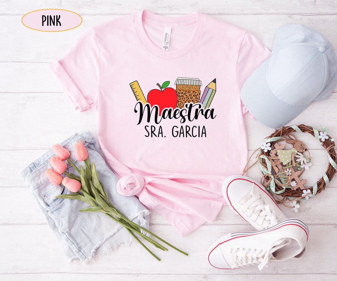 Maestra Shirt Bilingual Teacher Shirt Spanish Teacher Tee T For