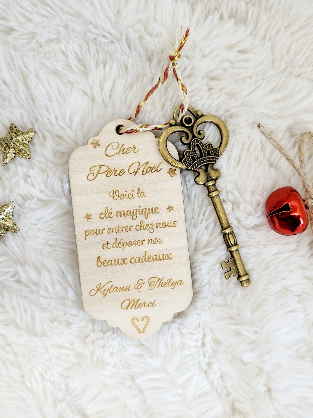 Santa's Magic Key Personalized With the Children's - Etsy