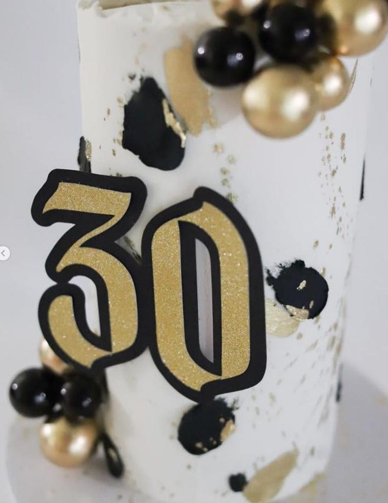 1920's / Gangster / Cholo Number Cake Topper - Etsy