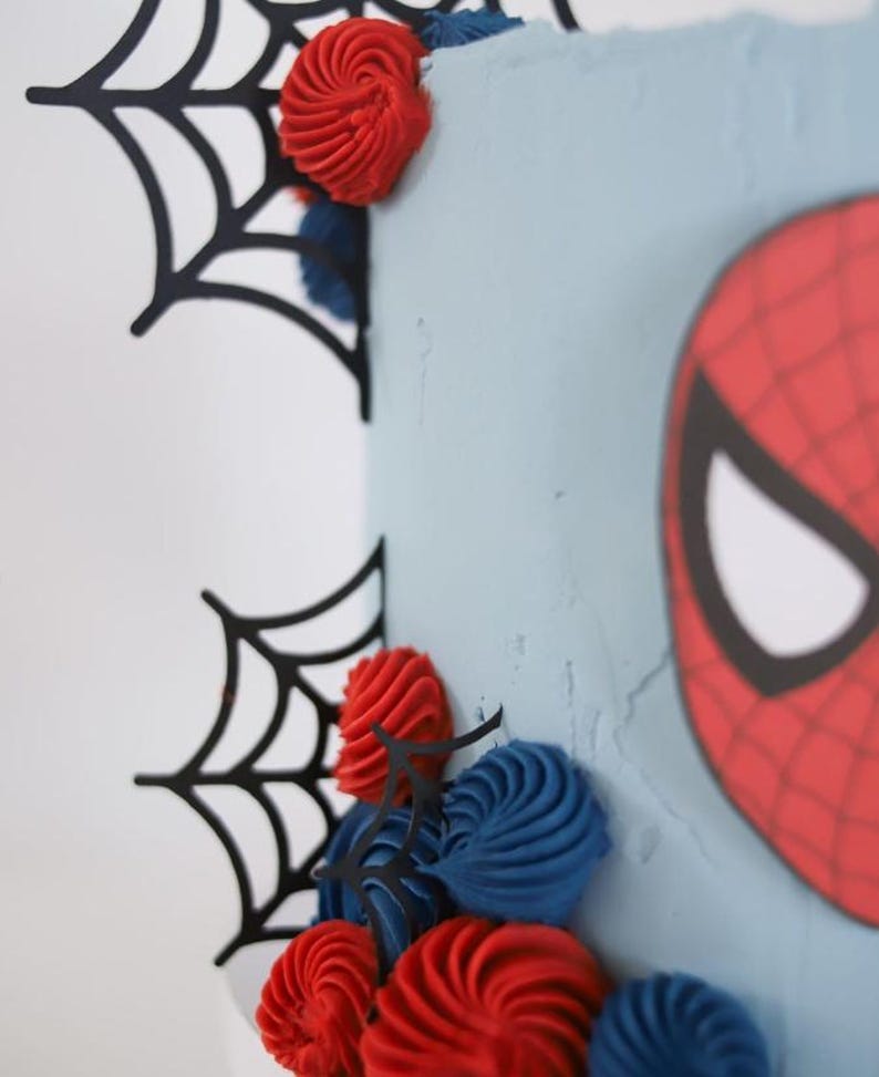Spider Web Cake Toppers - Etsy