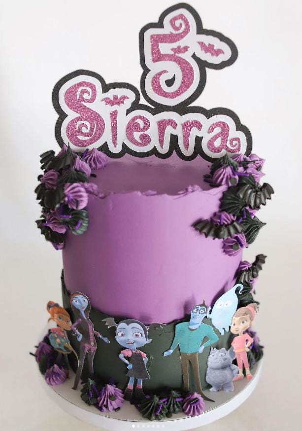 Vampriina Cake Topper - Etsy
