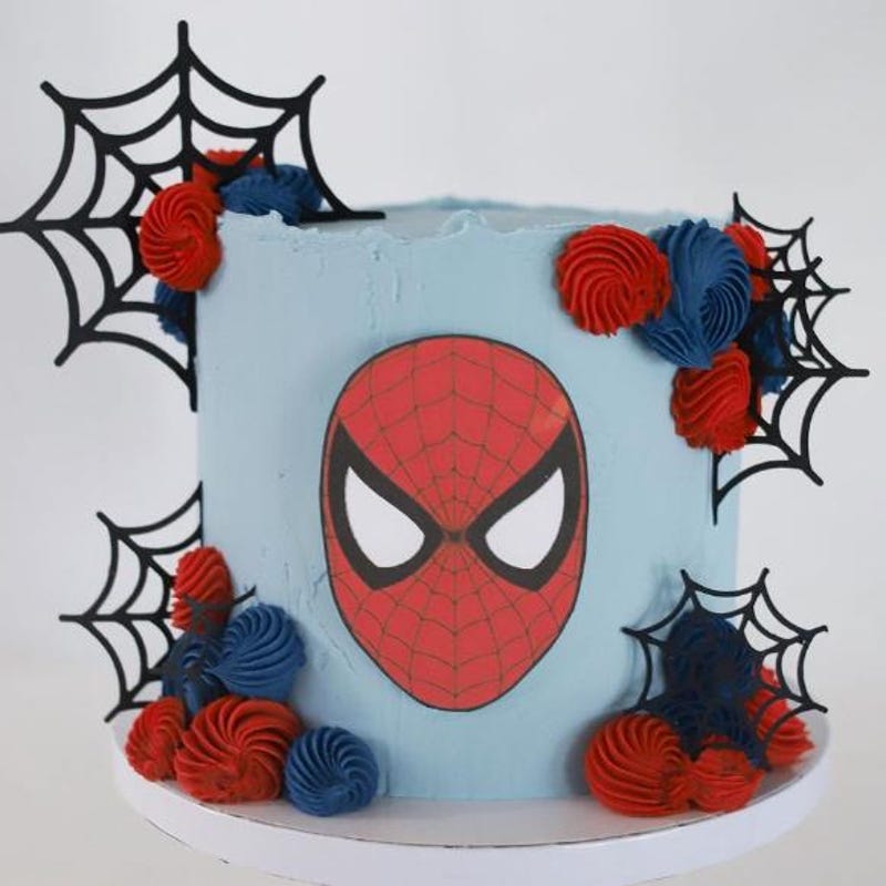Spider Man Cake Topper - Etsy