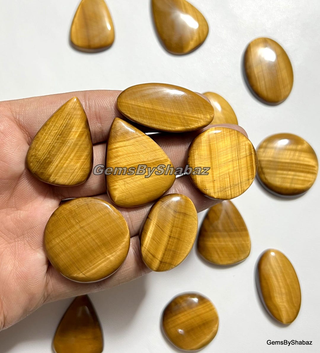 1 KG. Lot AAA Yellow Tiger Eye Cabochons – Mix Shapes, 20-30mm - Etsy