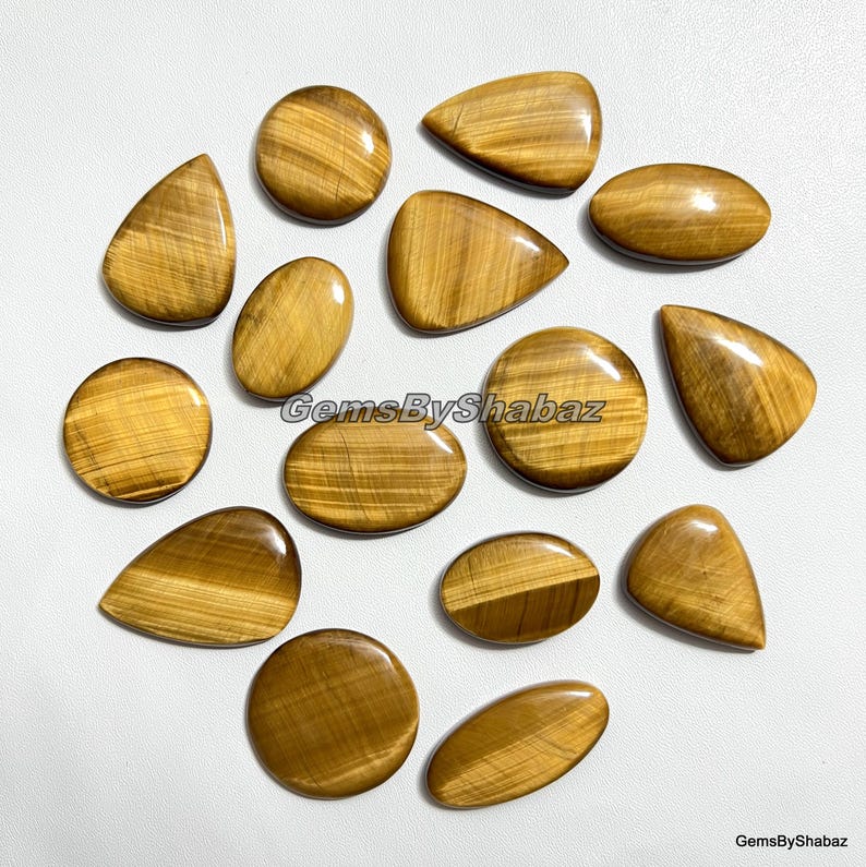 AAA Yellow Tiger Eye Cabochons – Mix Shapes, 20-30mm - Etsy