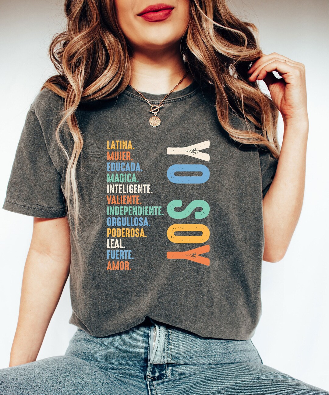 Yo Soy Shirt Gift for Latina, Yo Soy Latina Tee, Hispanic Shirt, Camisa ...