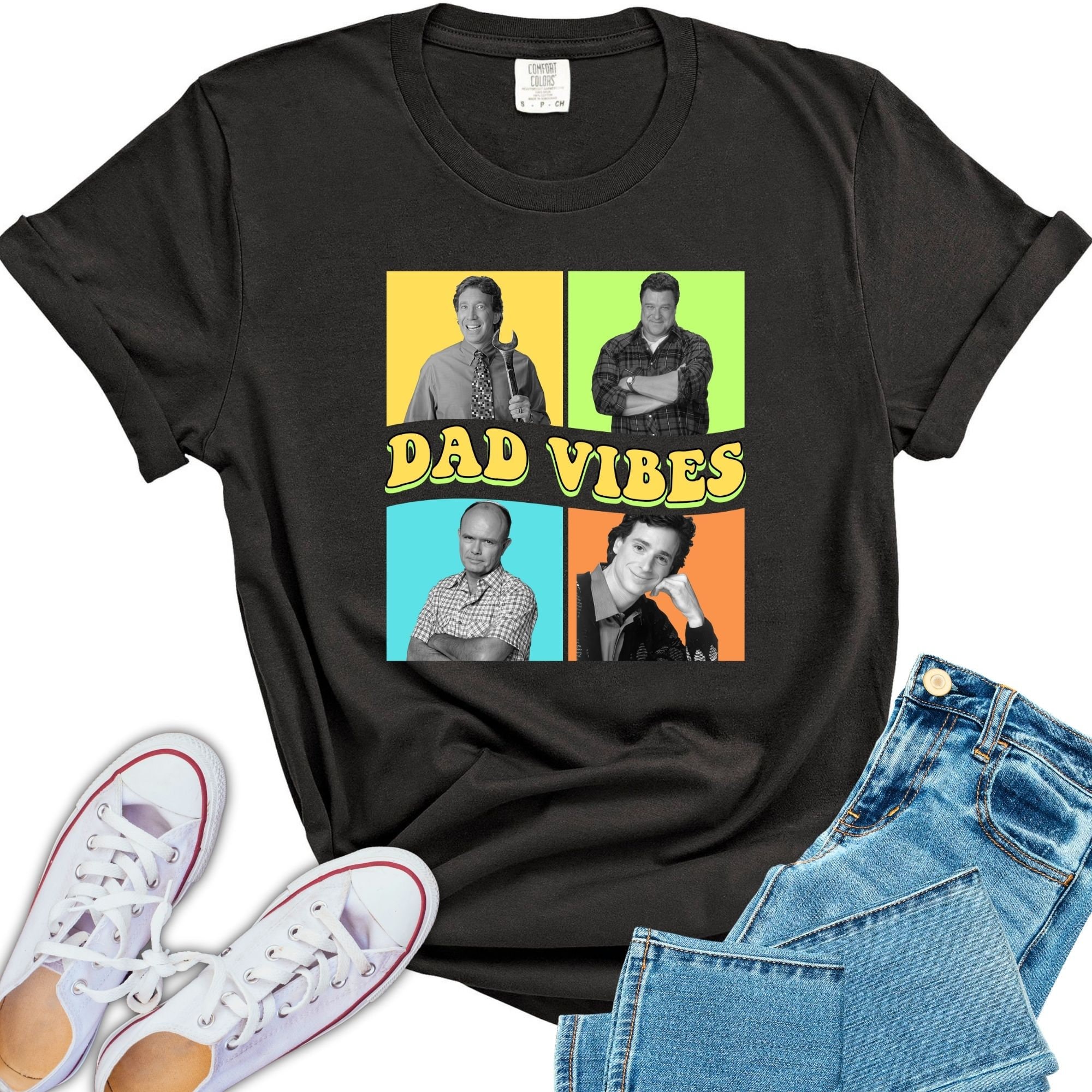 Dad Vibes T-shirts, Comfort Colors Shirts, Fathers Day Shirts, Dad Life ...