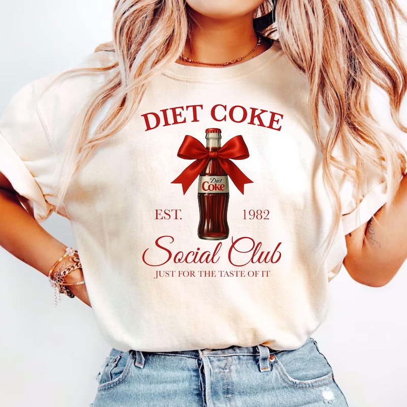 Diet Coke Coquette Transfer - Etsy