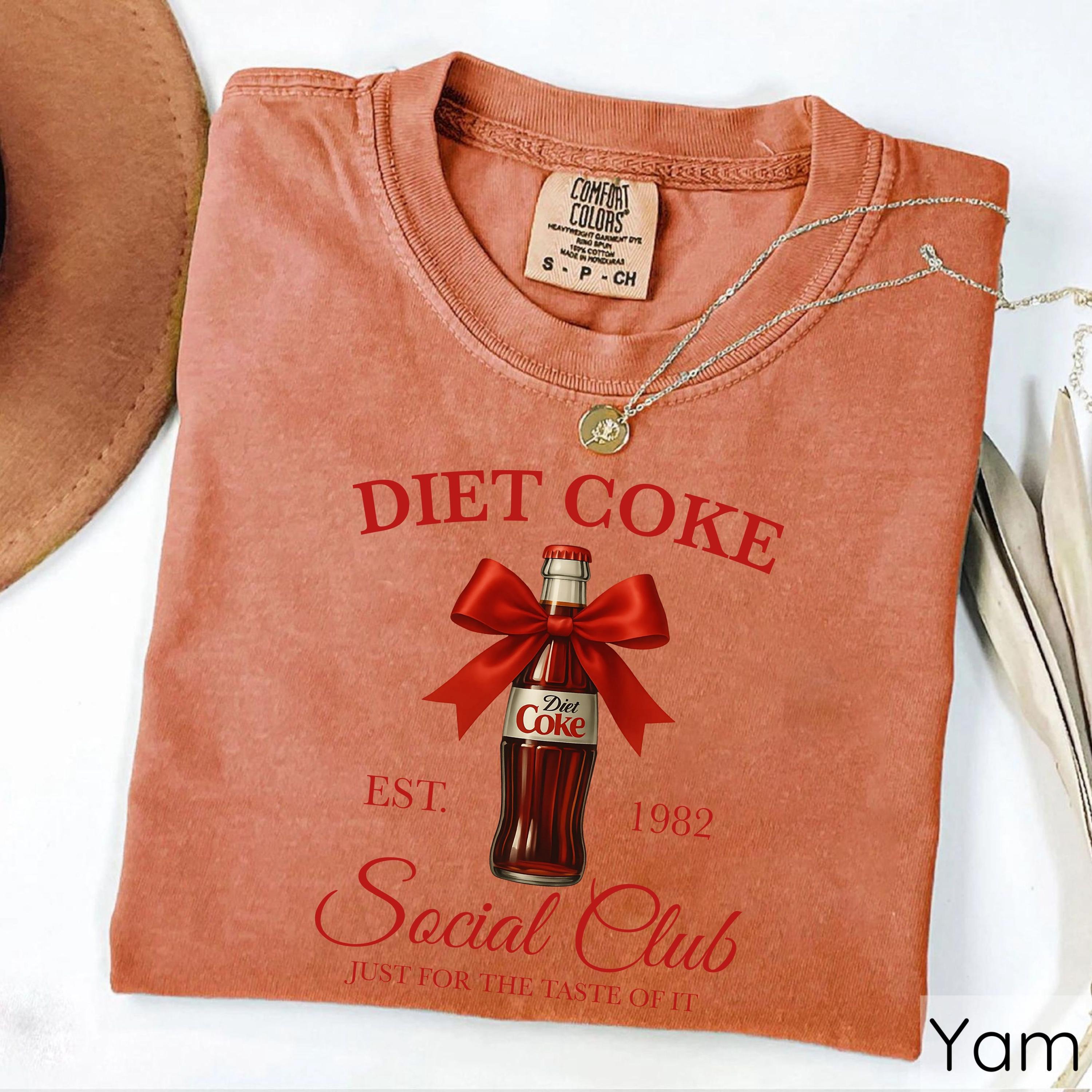 Diet Coke Social Club Shirt, Coquette Cola T-shirt, Diet Coke Lover ...