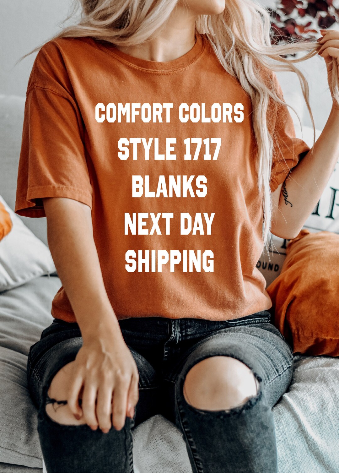 Blank Shirts Comfort Colors® 1717, Blank Comfort Color Tee, Comfort ...