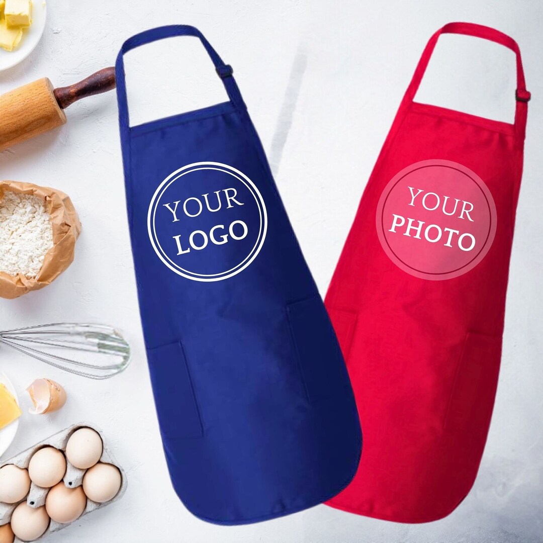 Custom Logo Apron, Custom Design Apron, Company Logo Apron, Custom ...