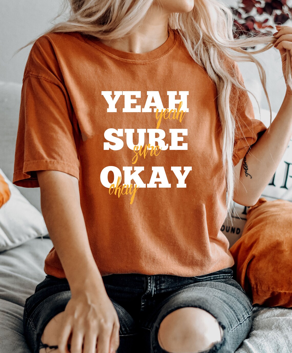 Comfort Colors® Yeah Sure Okay Shirt Gift for Fans, Kelsea Ballerini ...