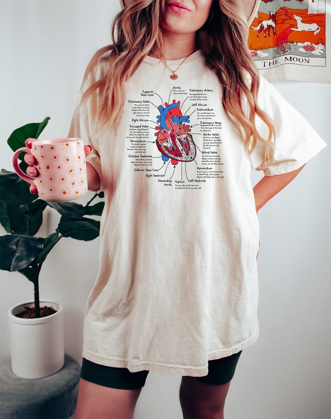 Comfort Colors® Heart Anatomy CVICU Nurse T-shirt,cardiac Nurse Shirt ...