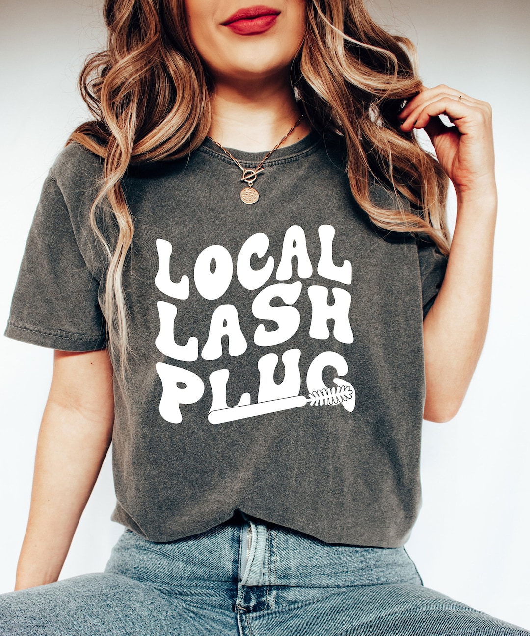 Comfort Colors® Local Lash Plug Technician Shirt, Lash Tech Shirt ...