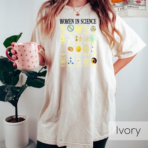 Retro Women in Science T-shirt Gift for Science Teacher Vintage Science ...