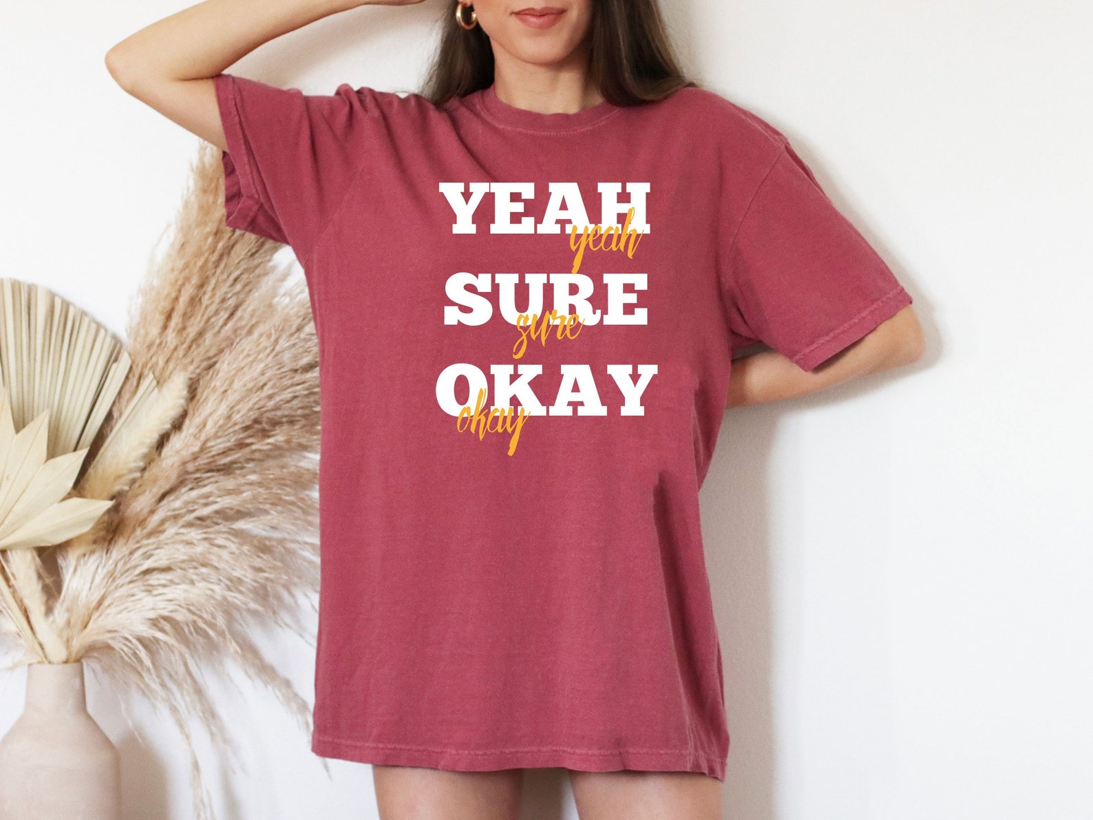 Comfort Colors® Yeah Sure Okay Shirt Gift for Fans, Kelsea Ballerini ...