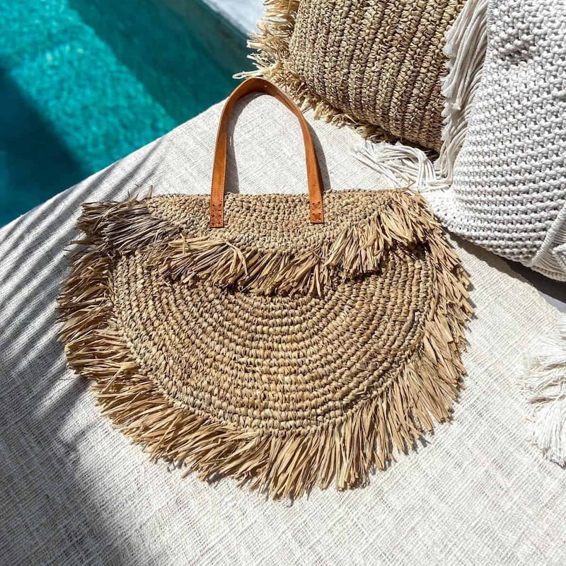 Buy Raffia Bag Online In India - Etsy India