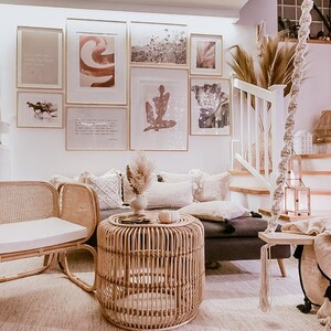 Handcrafted Boho Macrame Swing, Indoor/outdoor Hanging Swing Made From ...