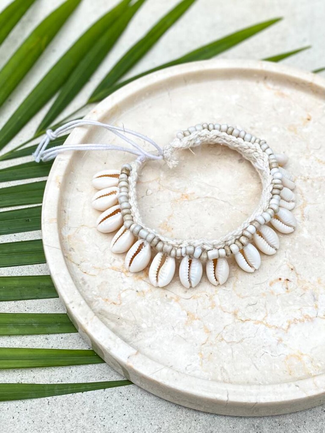 Cowrie Shell Ankle Bracelet, Boho Seashell Anklet, Bohemian Summer ...