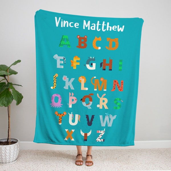 Alphabet Blanket - Etsy