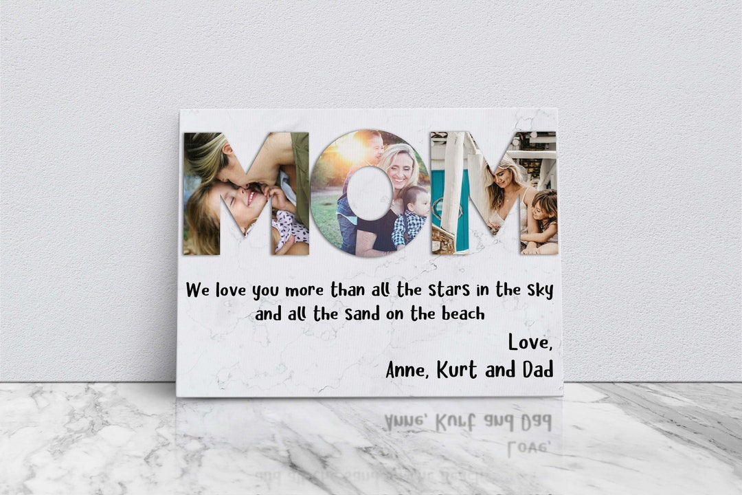 Mom Photo Frame, Personalized Mom Frame, Mom Print Photos, Personalized ...