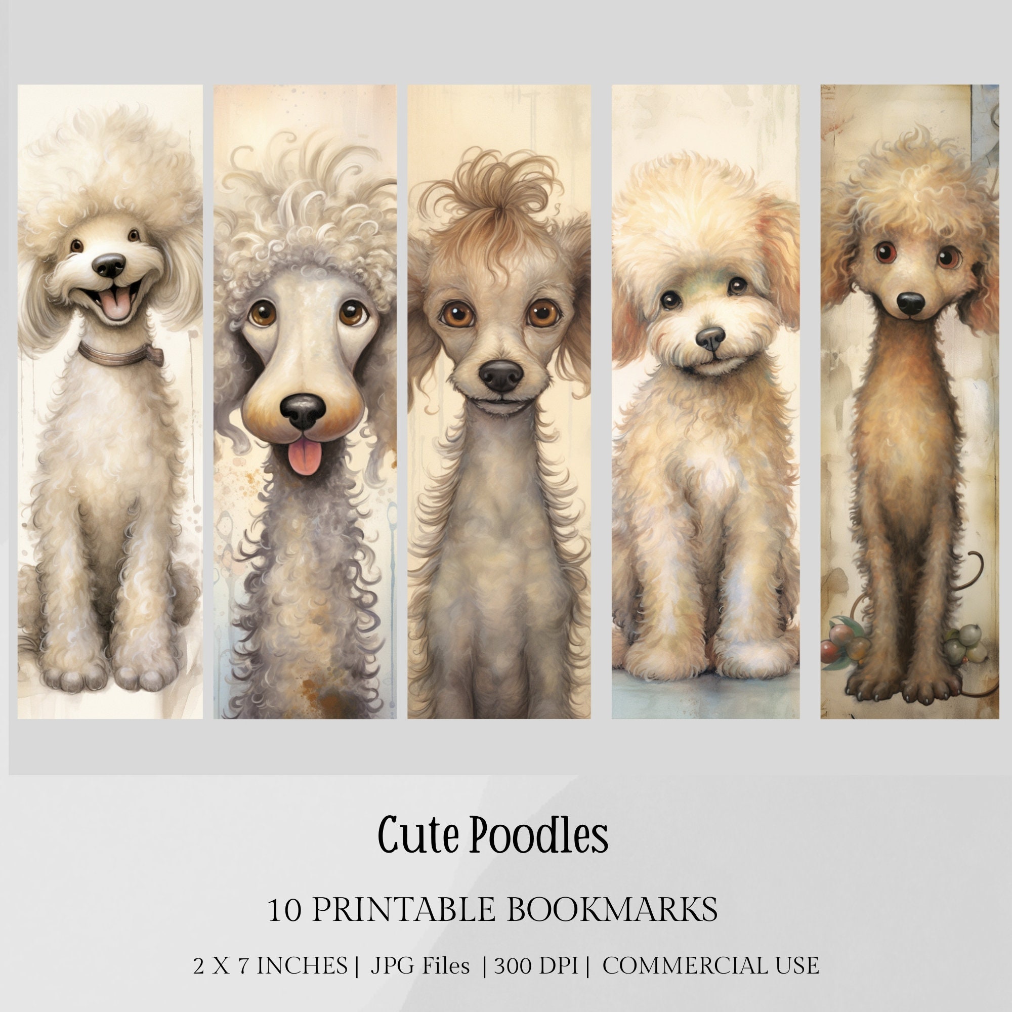 10 Dogs Bookmarks | Dogs Printable Bookmarks | Digital Download - Etsy