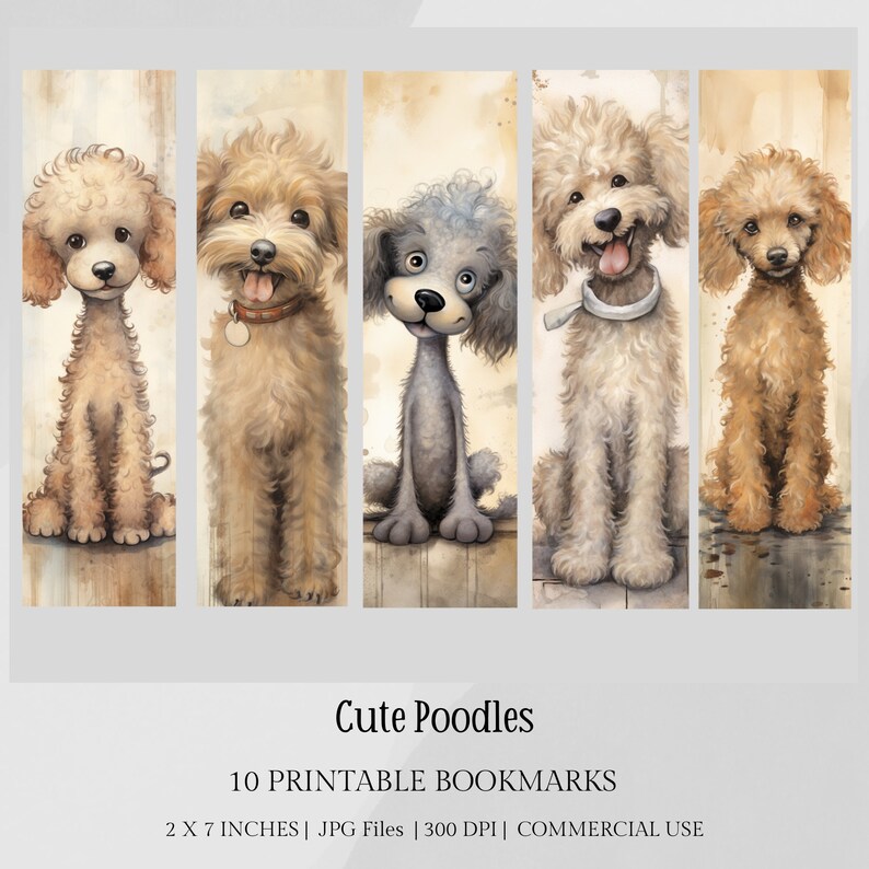 10 Dogs Bookmarks | Dogs Printable Bookmarks | Digital Download - Etsy