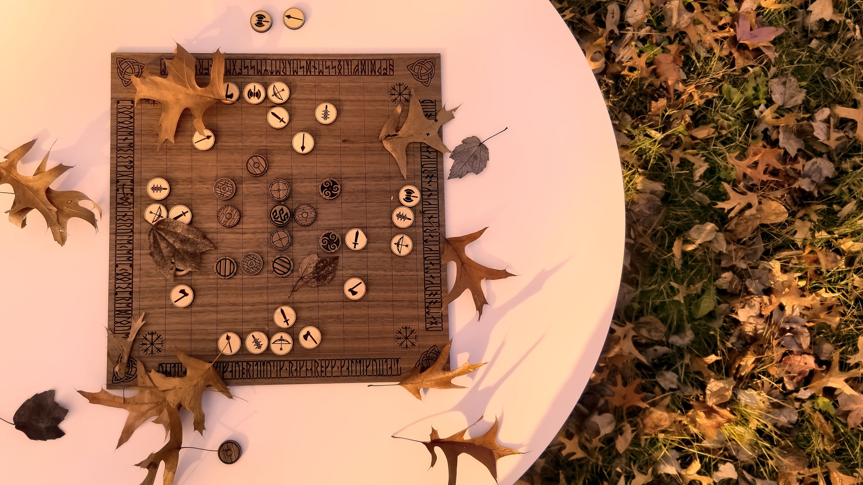 Viking Chess: Hnefatafl king's Table 11x11 - Etsy